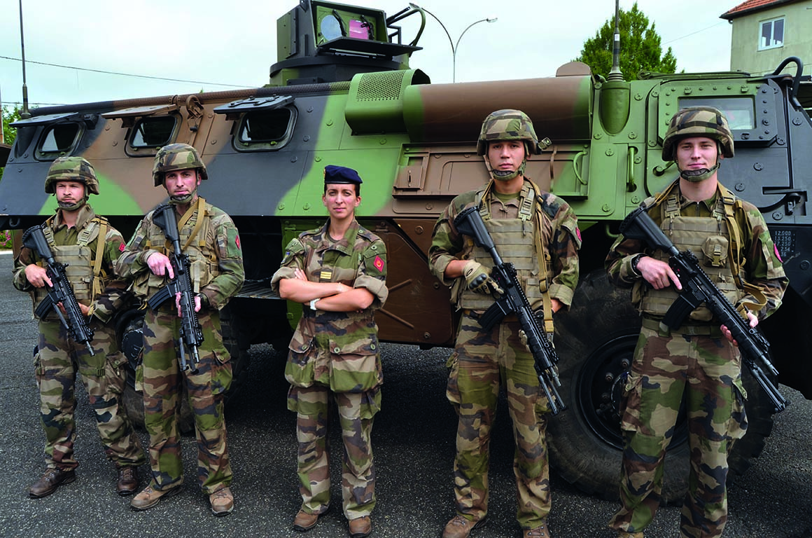 Le 40e Régiment d'Artillerie de l'armée de Terre française