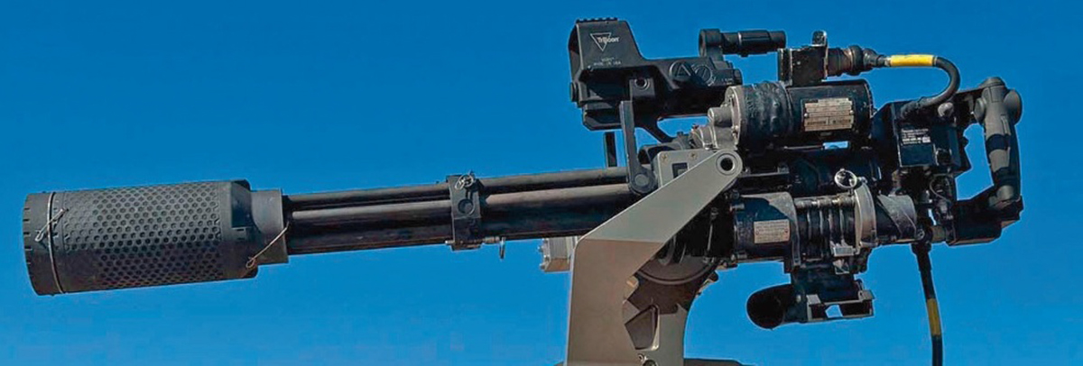 La minigun M134D de Dillon avec modérateur de son - Magazine Raids